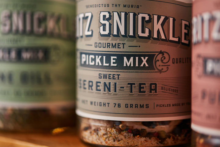 Snickle Snack Co. – DIY Gourmet Pickle Mixes & Whimsical Snacks | Bold